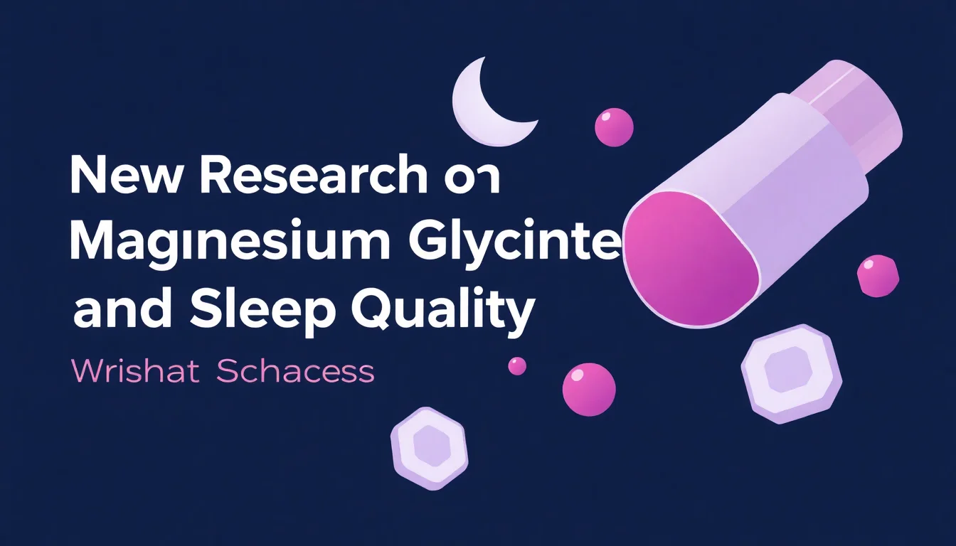 Magnesium Glycinate for Sleep: Latest Research & Studies 2024